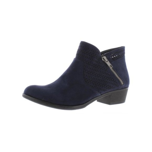 American Rag | Shoes | Nwt American Rag Abby Navy Perforated Booties ...